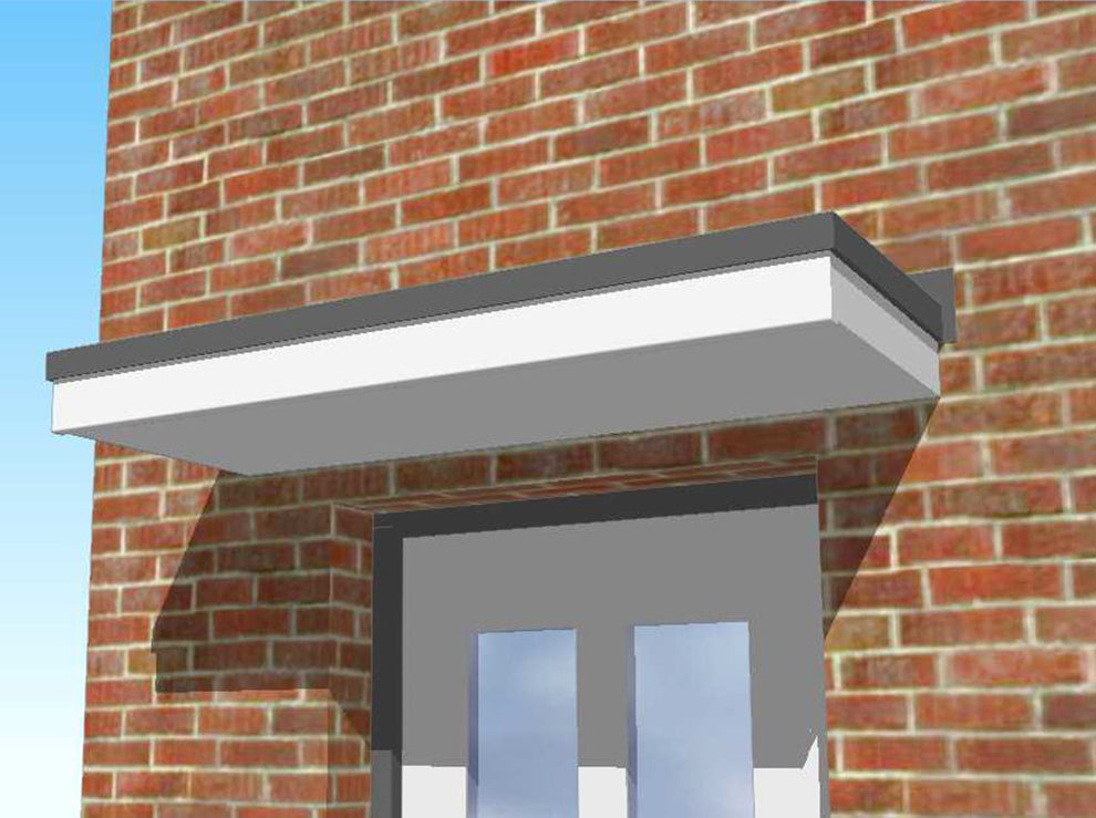 The Shallow Cherwell Overdoor Canopy – The Canopy Shop